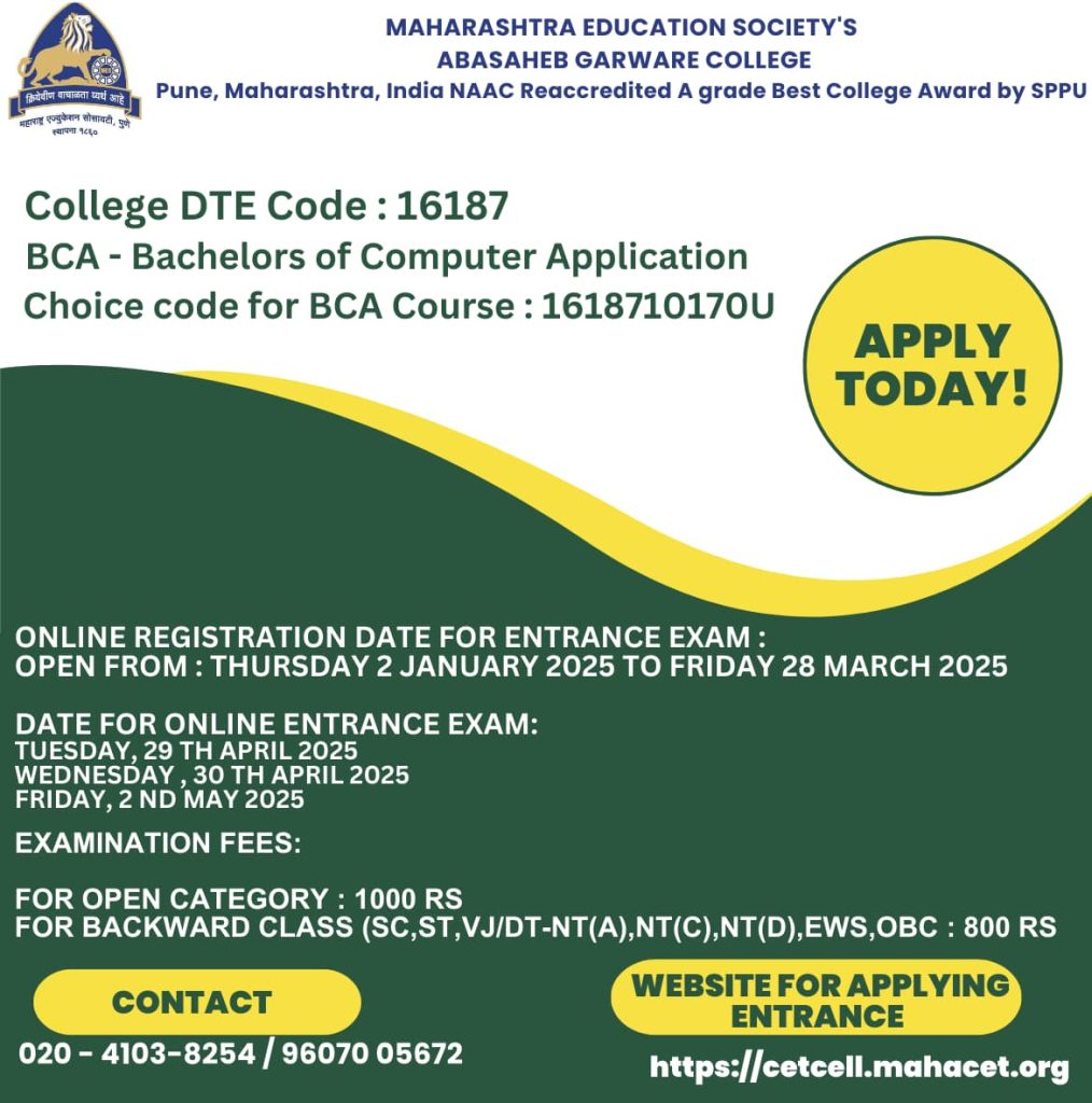 MES Abasaheb Garware College, Pune