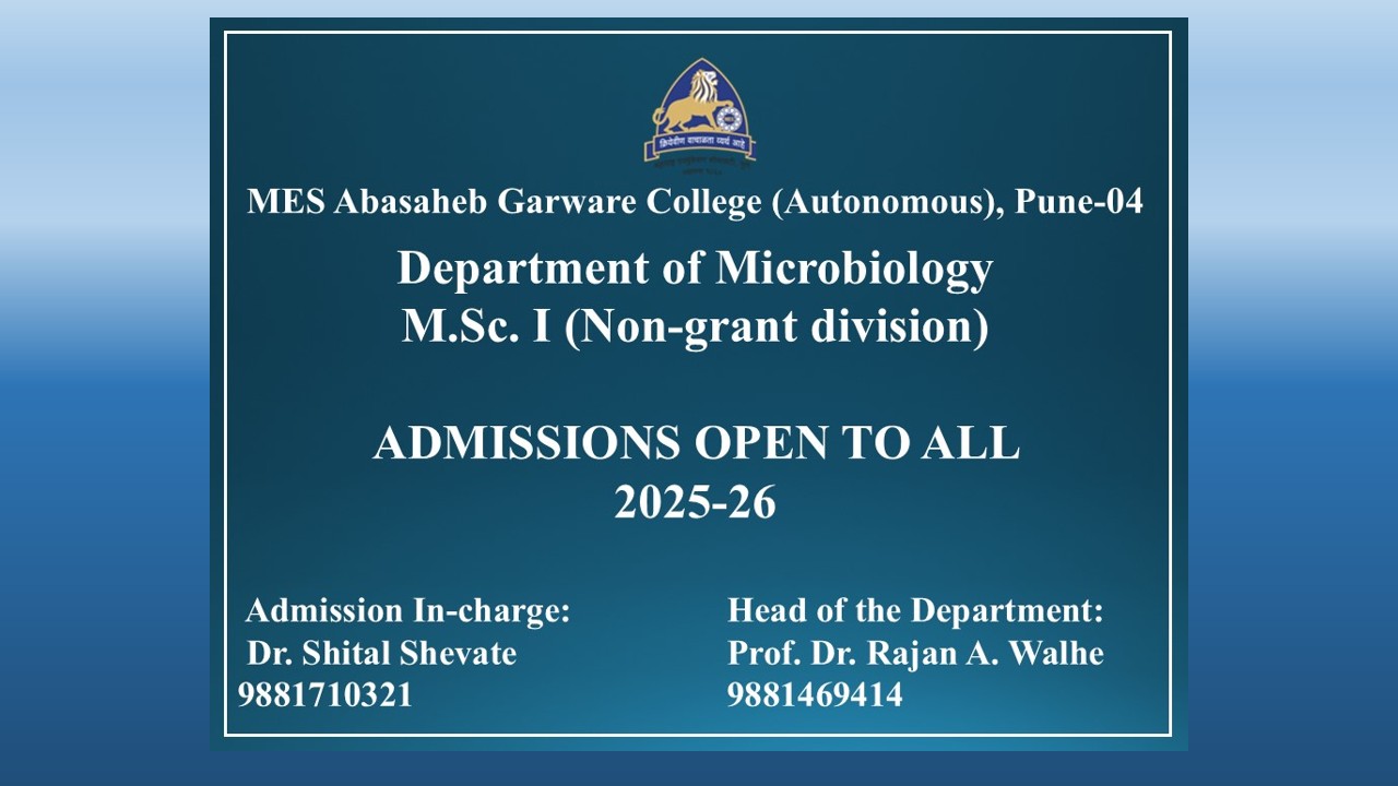 MES Abasaheb Garware College, Pune